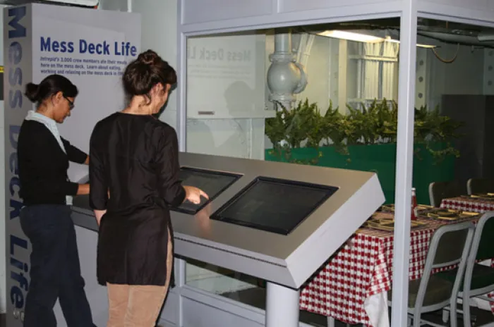 New Interactive Exhibit Brings Mess Deck to Life | Intrepid Museum